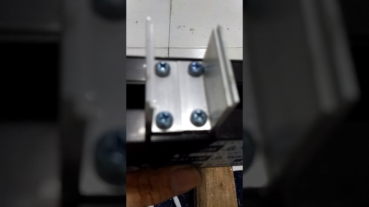 cara dan teknik pemasangan spigot pada tiang pintu aluminium, kuat ...
