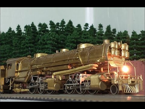 HO-scale Brass Steam: Fuji Models C&O H5 (USRA) 2-6-6-2 - YouTube