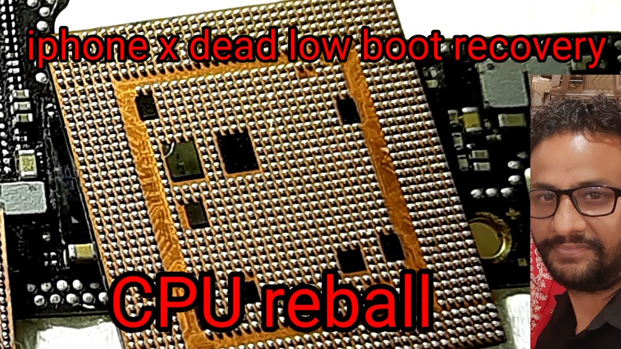iphone x dead low boot problem cpu reball ! iphone x cpu reballing # ...