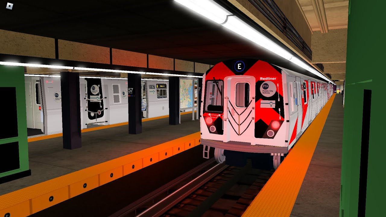 PTA Subway, Uptown & Downtown bound R143, R153 Redliner & R211A B, & E ...