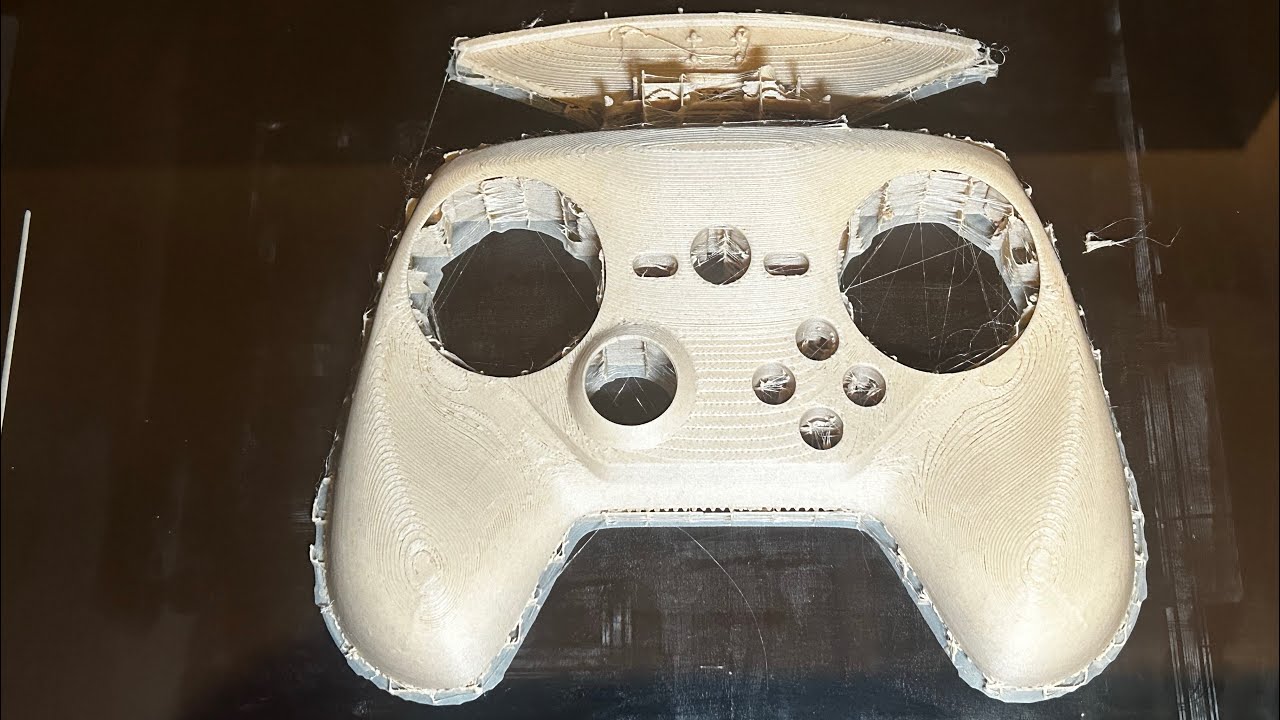 Steam Controller Front and Top Shell 3D Print - YouTube