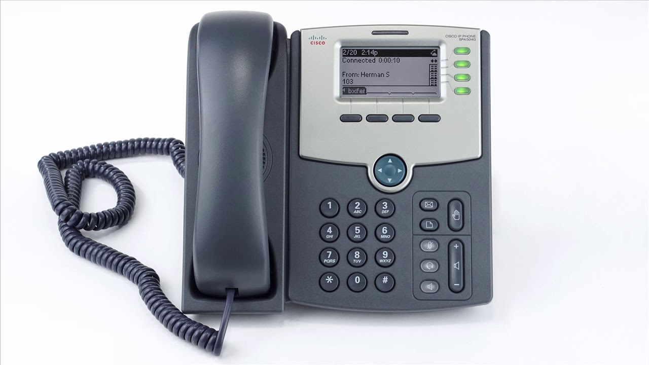 Cisco SPA 303 & 504 - YouTube