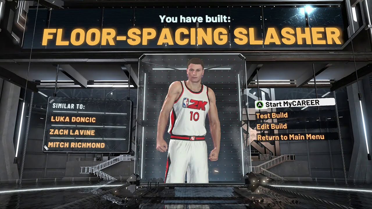 NBA 2k20 Floor Spacing Slasher Small Foward Build - YouTube