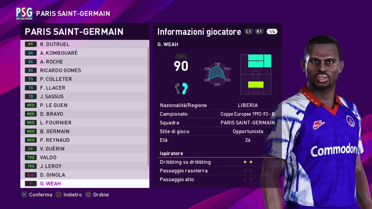 eFootball PES 2020 - COPPE EUROPEE 1992-93 by THE DEX- PARIS SAINT ...