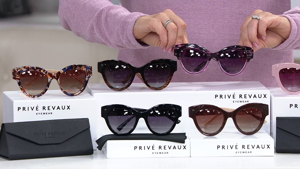 Prive Revaux Highline Polarized Sunglasses on QVC - YouTube