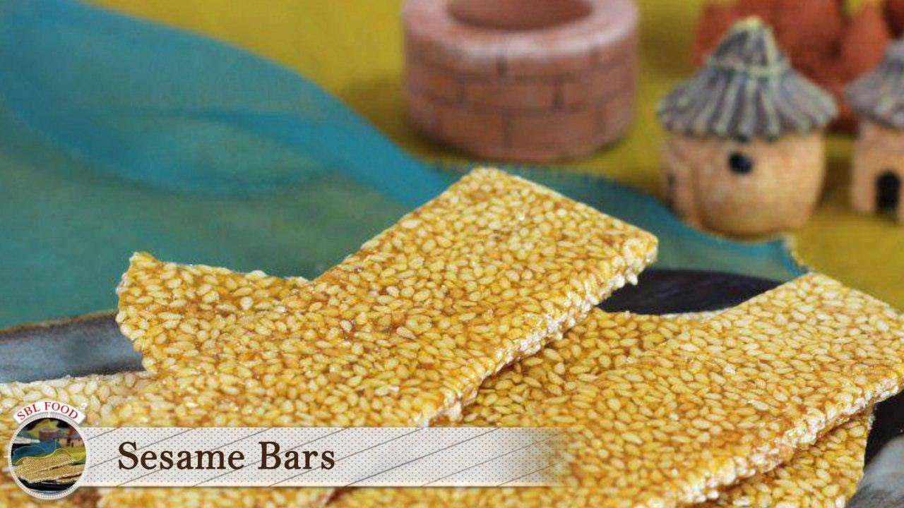 CRISPY SESAME BARS |Greek Honey sesame bars |sweet Sesame Bars ...