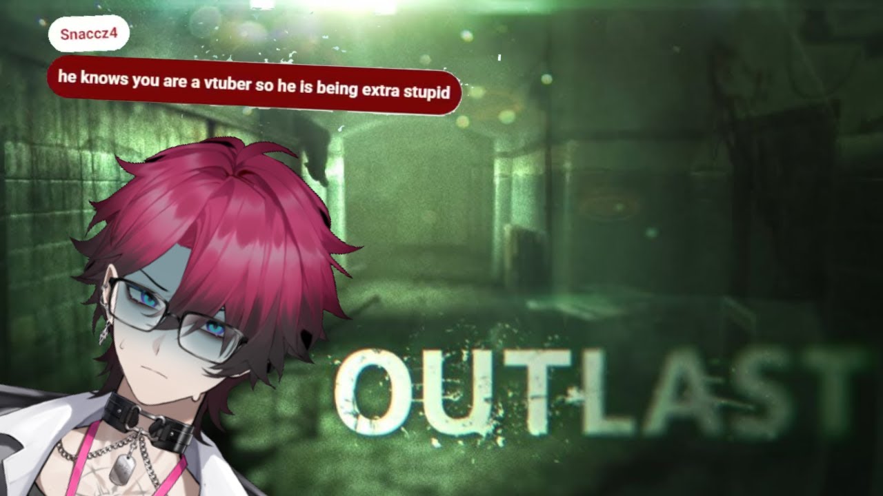 Vtuber testing his courage in a horror game. - YouTube
