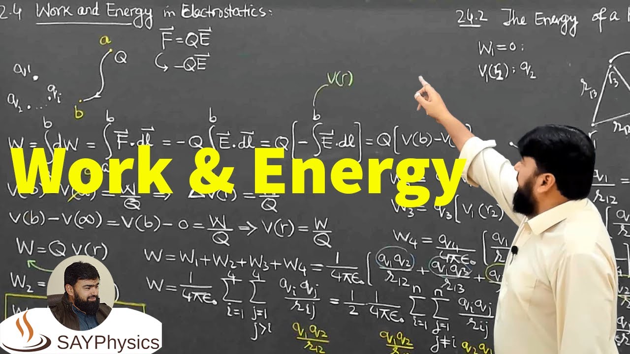 L22.1 Work and energy in electrostatics - YouTube