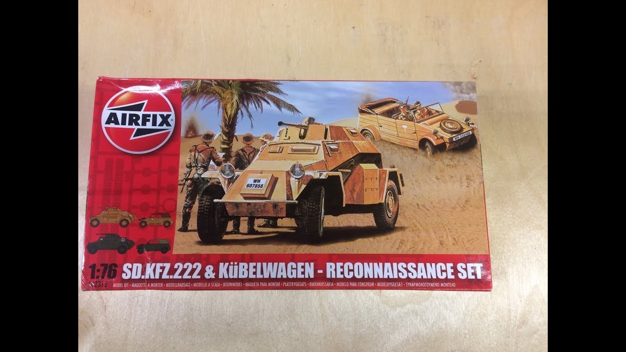 Airfix German Recce Set Final Reveal Video New - YouTube