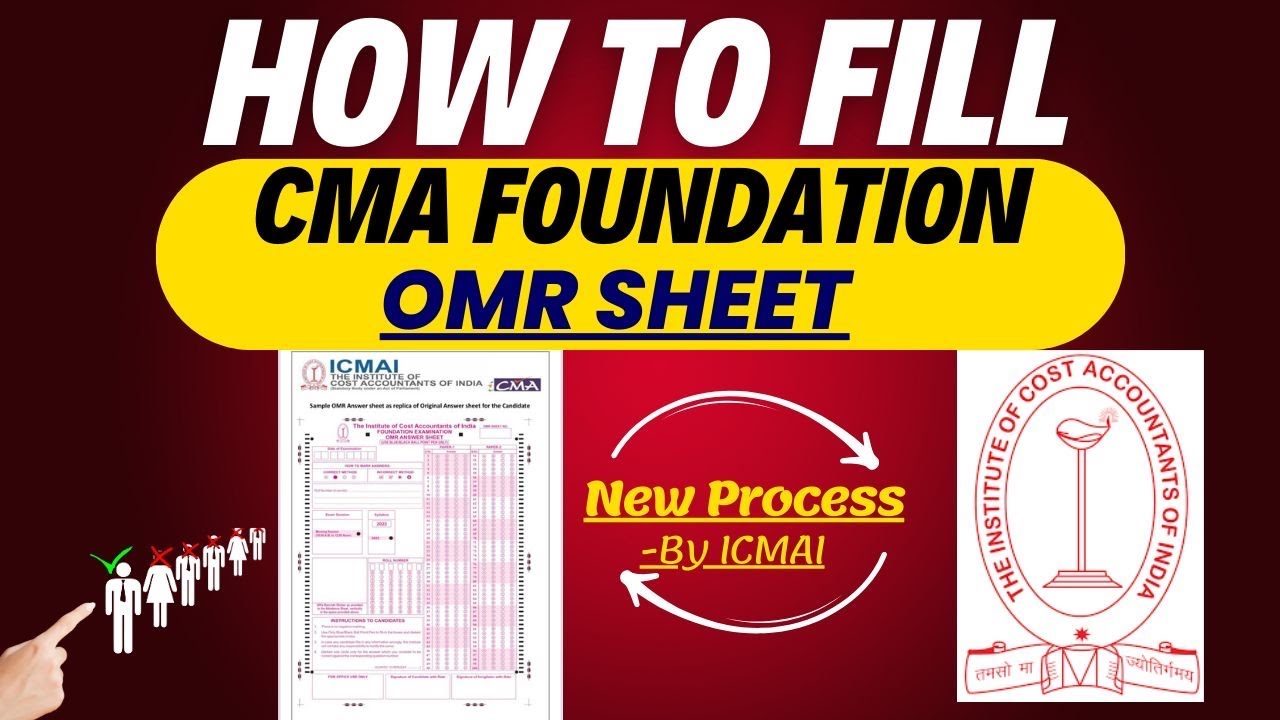 How to Fill CMA Foundation OMR Answer Sheet | CMA Foundation Answer ...