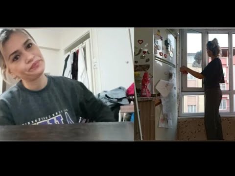 2günlük/ vlog!temizlik perdede kullandiğim çamaşir deterjani bakim ve spor
