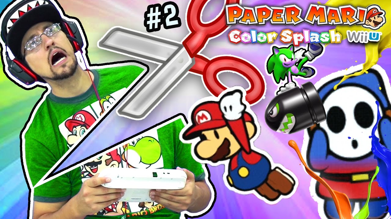 GAME GOT GOODER! Paper Mario Color Splash Part 2 Duddy's Ruddy Road ...