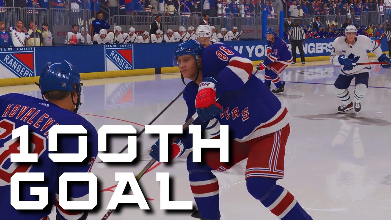 NHL 24 - Player Milestones - Conner Hodges | 100th Goal | Regular ...