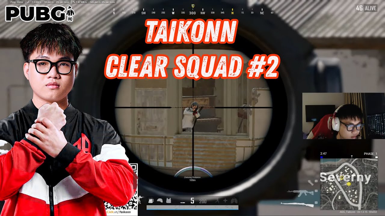 PUBG PC I Taikonn Clear Squad #2 I Những pha Clear Squad của Taikonn ...