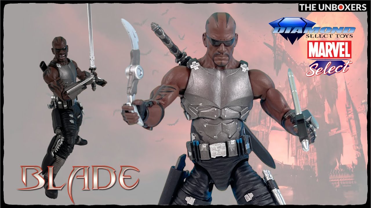 Marvel Select Blade Comic Action Figure by Diamond Select - YouTube