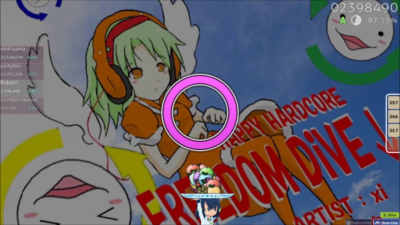 osu! catch: Freedom Dive (4.4* Pass) - YouTube