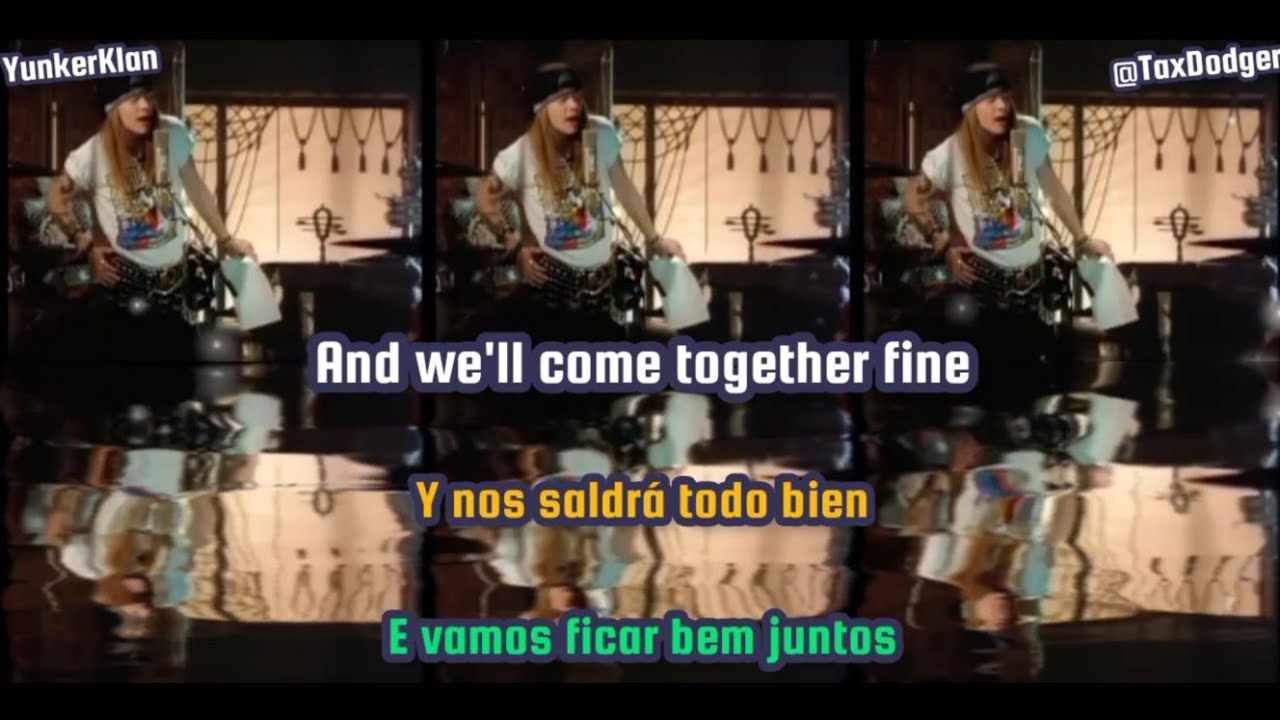 Guns N' Roses - Patience (Lyrics English, Español, Português)(HQ Audio ...