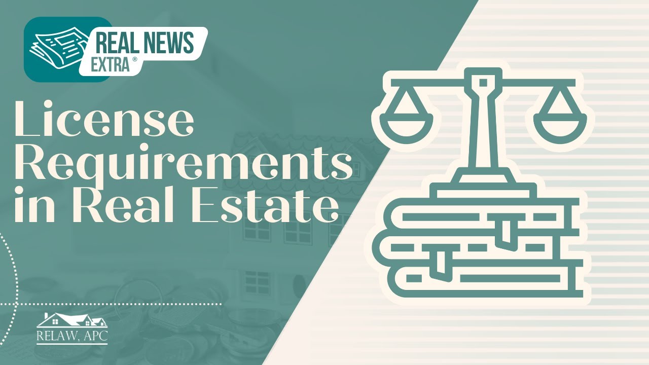 License Requirements in Real Estate - YouTube