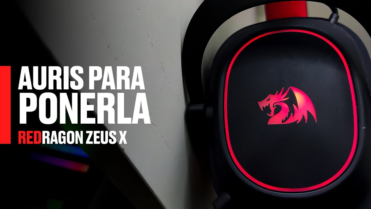 REDRAGON ZEUS X - PARA TRABAJAR, JUGAR Y PONERLA - YouTube