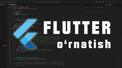 Boshlang'ich Flutter va Dart Dasturlash - YouTube