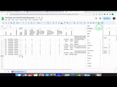 Using/Creating a Google Form for IEP Data Collection - YouTube
