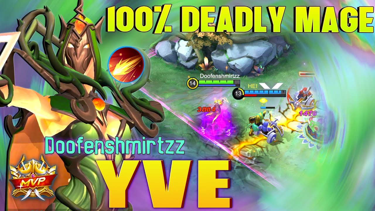 Yve 100% Deadly Mage! Top Global Gameplay By Doofenshmirtzz ~ MLBB ...