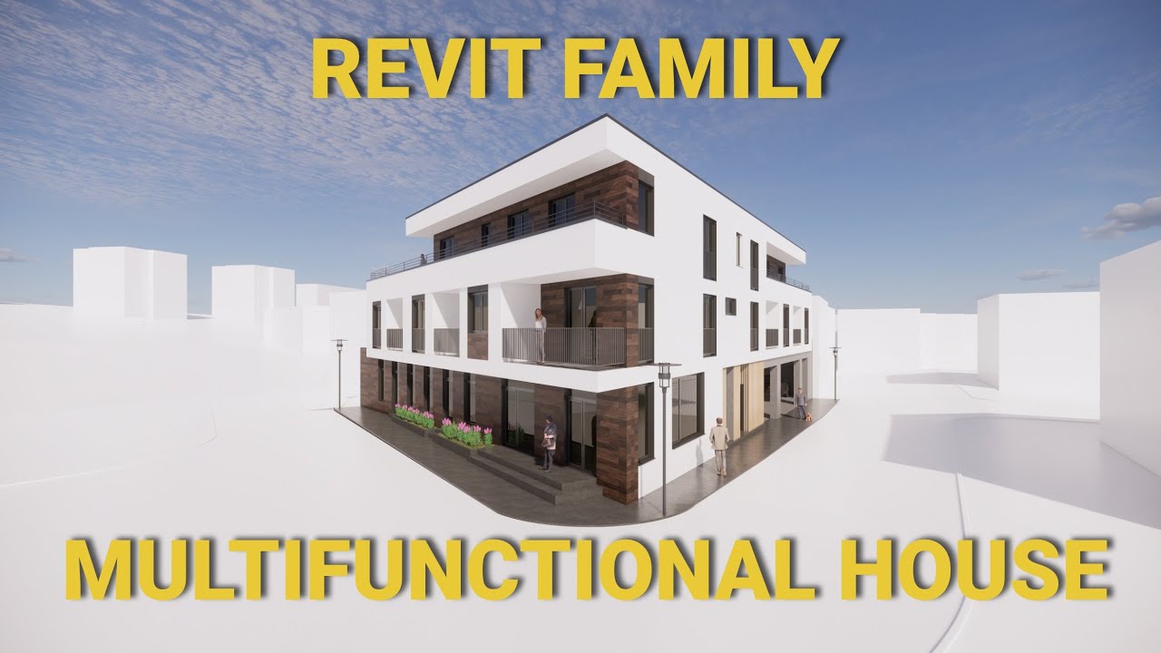 Multifunctional House SHOWCASE - created in Revit and Enscape - YouTube