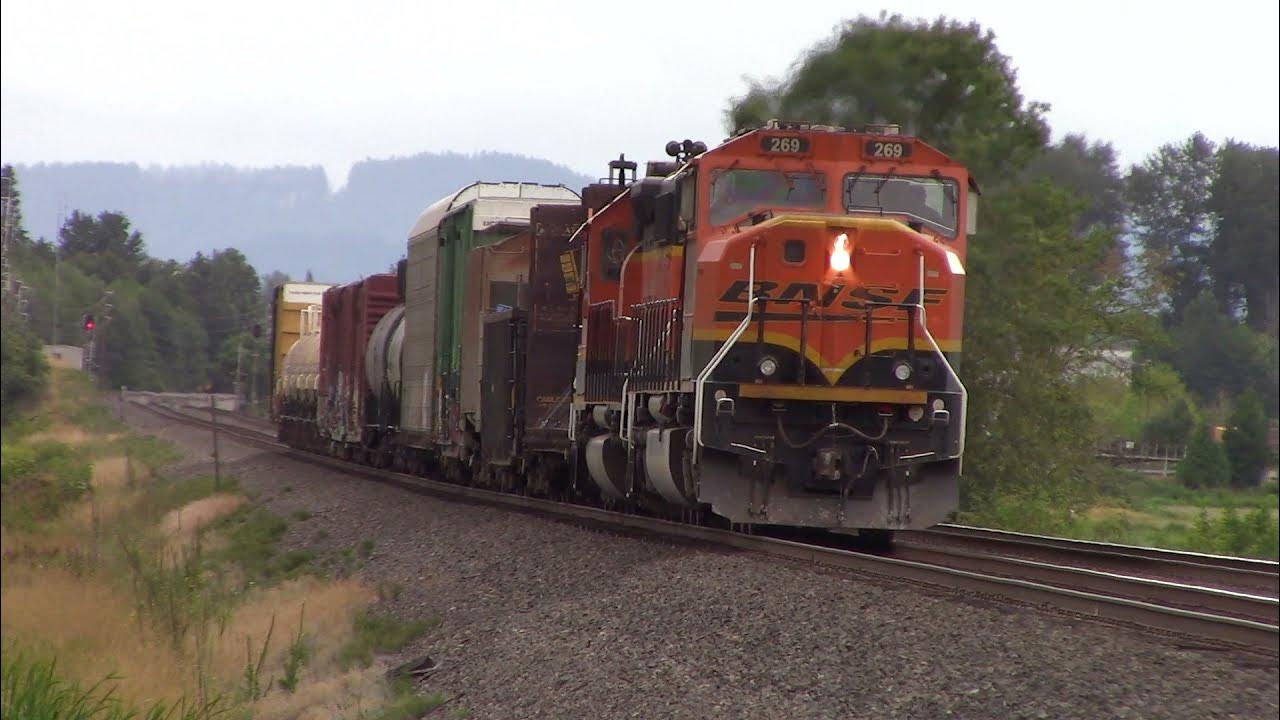 (BNSF 296 & 1779) Variety of cars #531 - YouTube