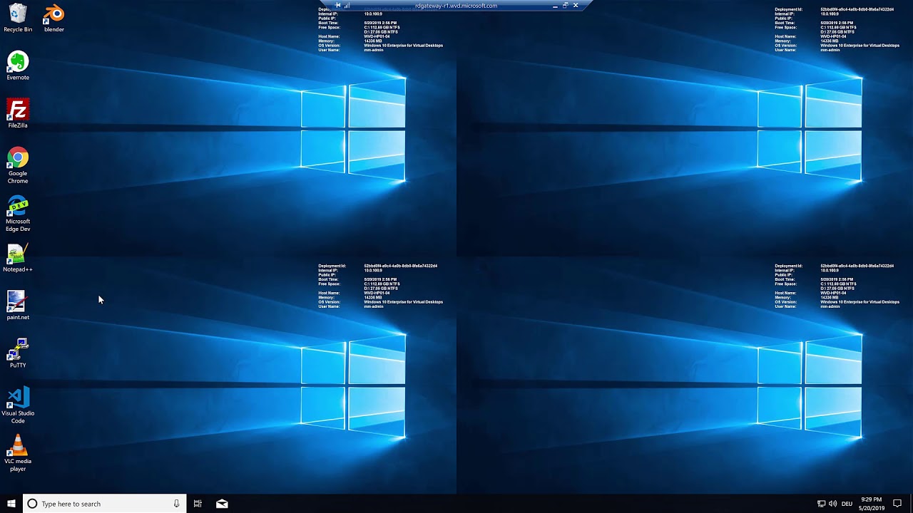Windows Virtual Desktop - Login to a shared Windows 10 Multi Session ...