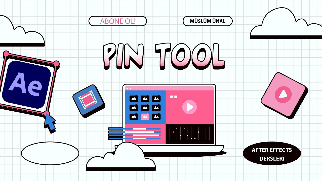 After Effects Ders 9 - Pin Tool - YouTube