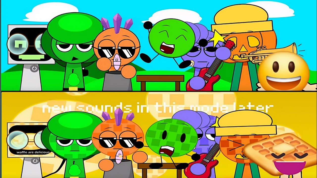 Sprunki Kirkli Waffles | Play on Sprunki | All Characters Review | # ...