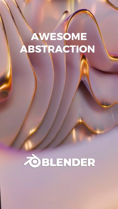 Awesome abstraction in Blender 🩷#3d #blender3d #b3d #Blender #tutorials #tutorial3d #3dmodel ...