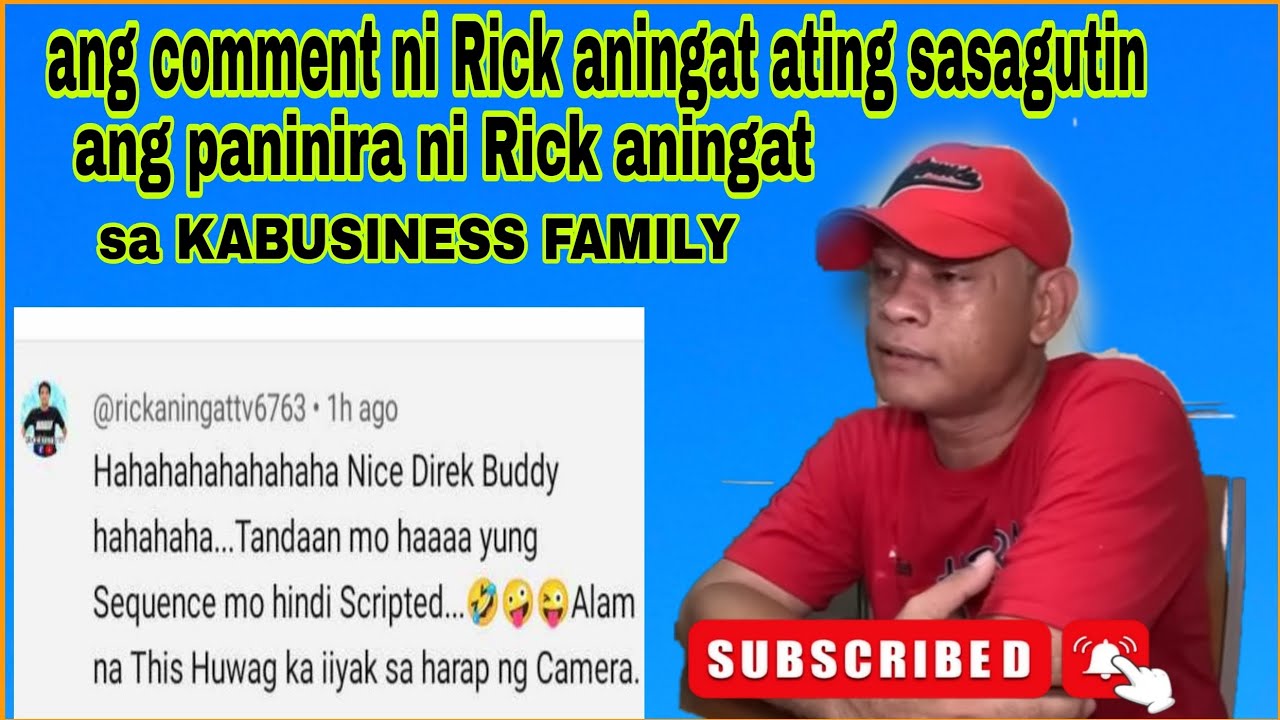 (REACTION) ANG TAPANG NI RICK ANINGAT SA COMMENT SECTION BUMIRA🤣🤣🤣 EHH ...