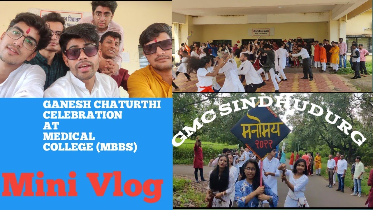 Ganesh Chaturthi Celebration At GMC Sindhudurg || Mini Vlog #mbbs# ...