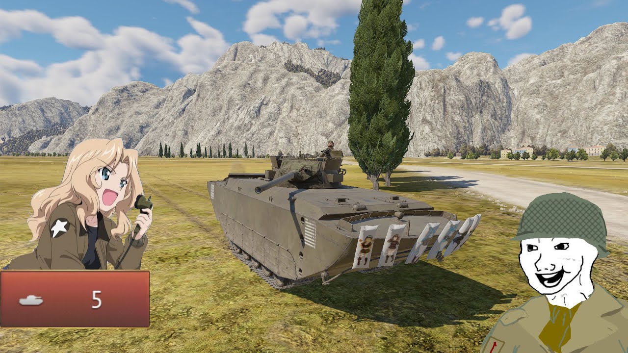 One of the largest light tanks in War Thunder (T86 Big boy Hellcat ...