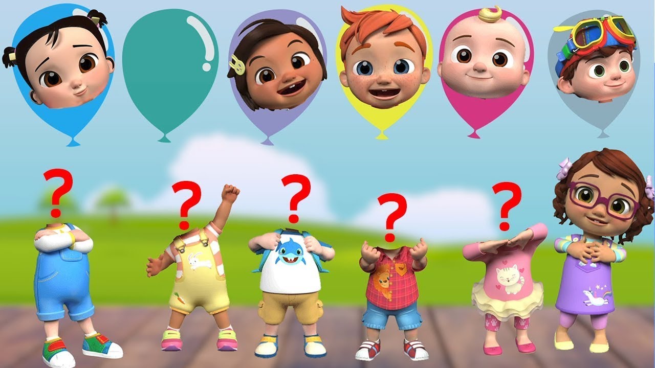 Lets 'go find the cocomelon characters JJ, Joãzinho,Cody, Bebefinn ...