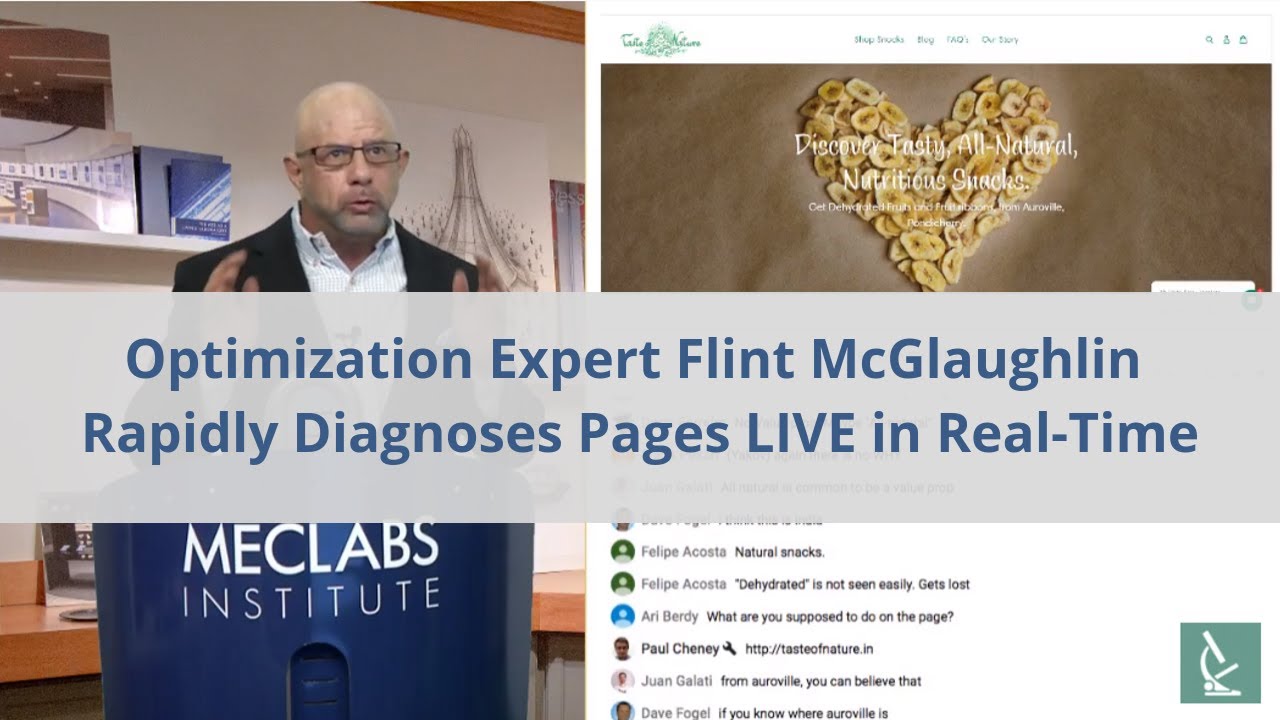 Optimization Expert Flint McGlaughlin Rapidly Diagnoses Pages LIVE in ...