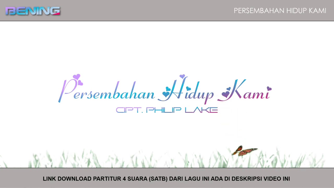 Persembahan Hidup Kami || Lagu Rohani Katolik dengan notasi - YouTube