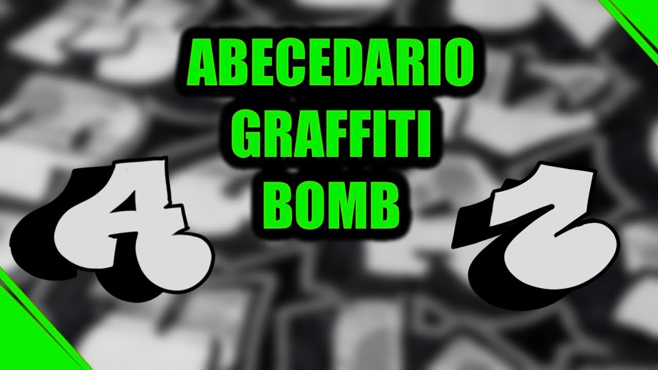 How To Make A Graffiti Alphabet - EASY A-Z BOMBING TUTORIAL - YouTube