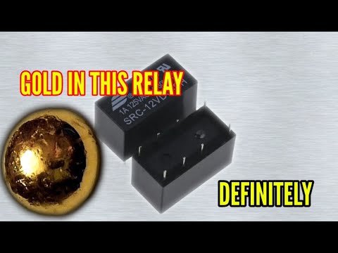 Gold Recovery from Relays || How Much Gold in This Relays - YouTube