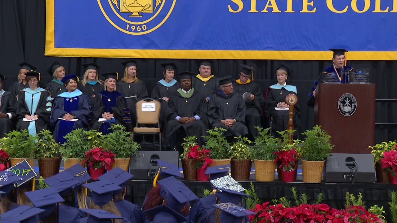 IRSC Commencement Ceremony Associate Degree Fall 2017 - YouTube