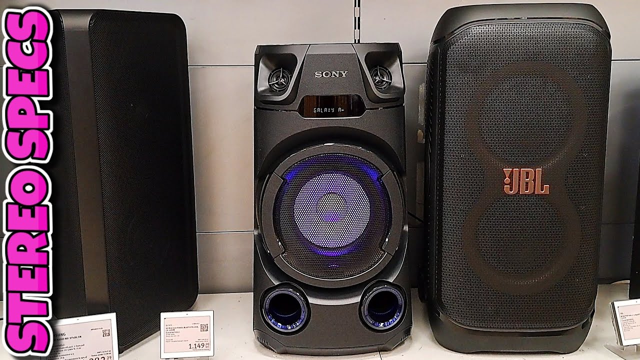 🥵SONY MHC V13D : HIGH POWER PARTY SPEAKER WITH ULTRA BASS NEW SOUND ...
