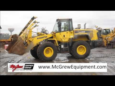 KOMATSU WA320 6 WHEEL LOADER - YouTube