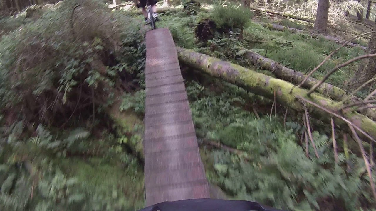 One Planet Adventure Rookie Free ride Coed Llandegla - YouTube