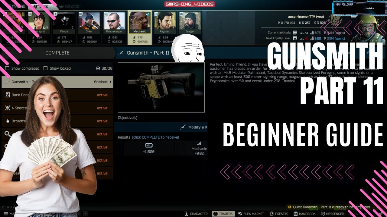 Gunsmith Part 11 Guide Escape From Tarkov - YouTube