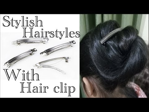 Stylish hairstyles with hair clip || Quick And Easy hairstyle with ...