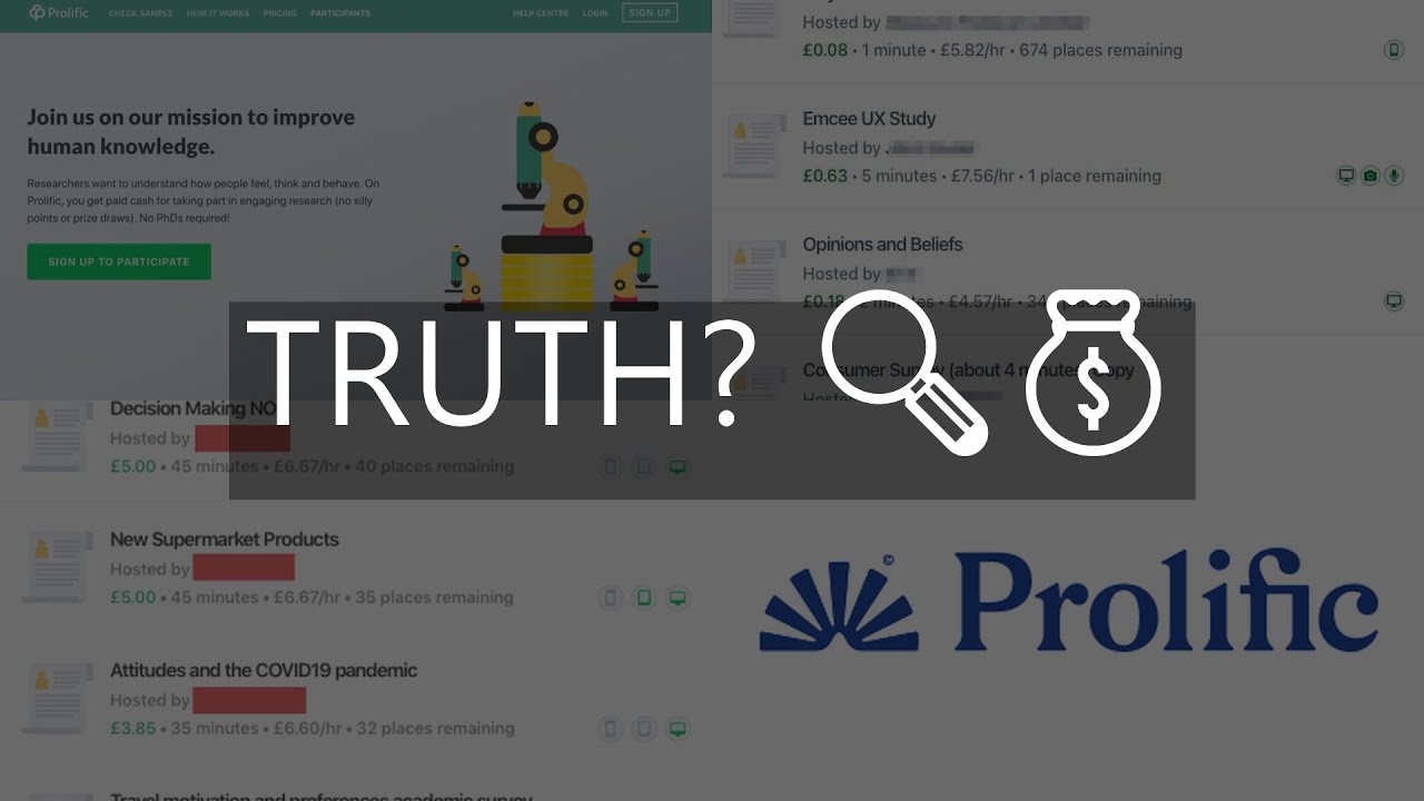 is prolific surveys legit or scam review - YouTube
