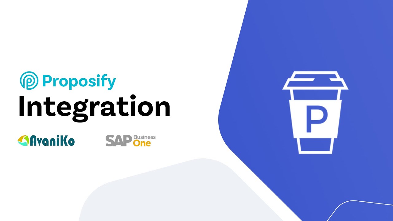 Proposify Integration with SAP Business One - YouTube
