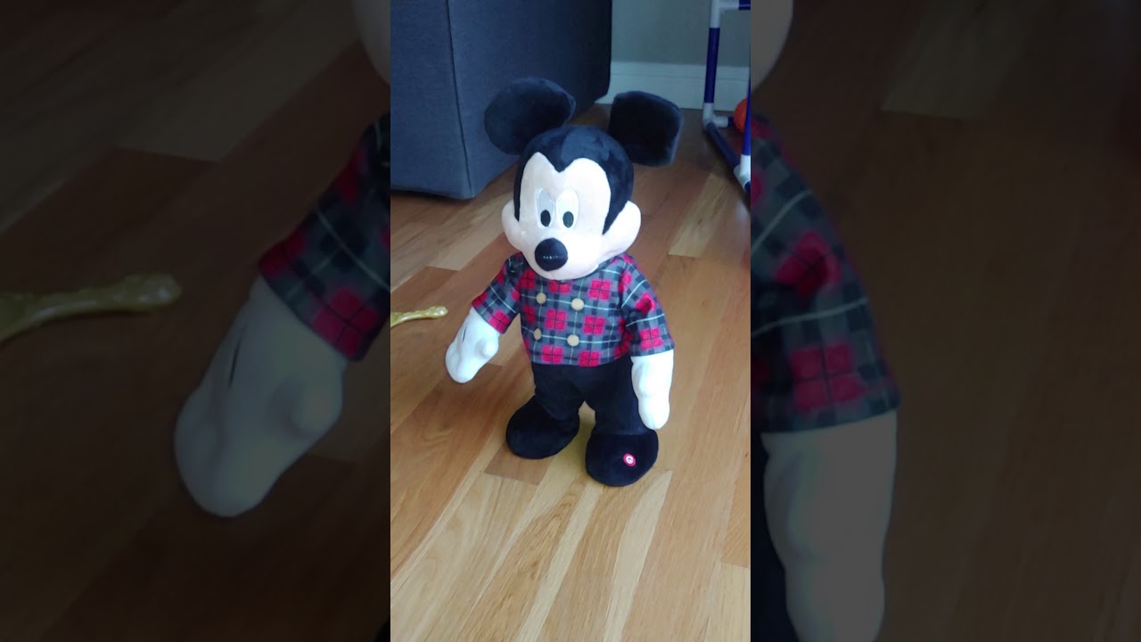 Christmas singing Mickey - YouTube