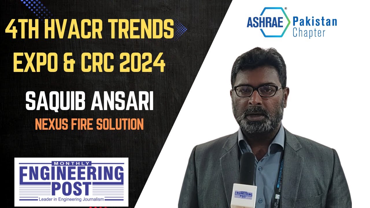 Saquib Ansari | Nexus Fire Solution | 4th HVACR Trends Expo & CRC 2024 ...